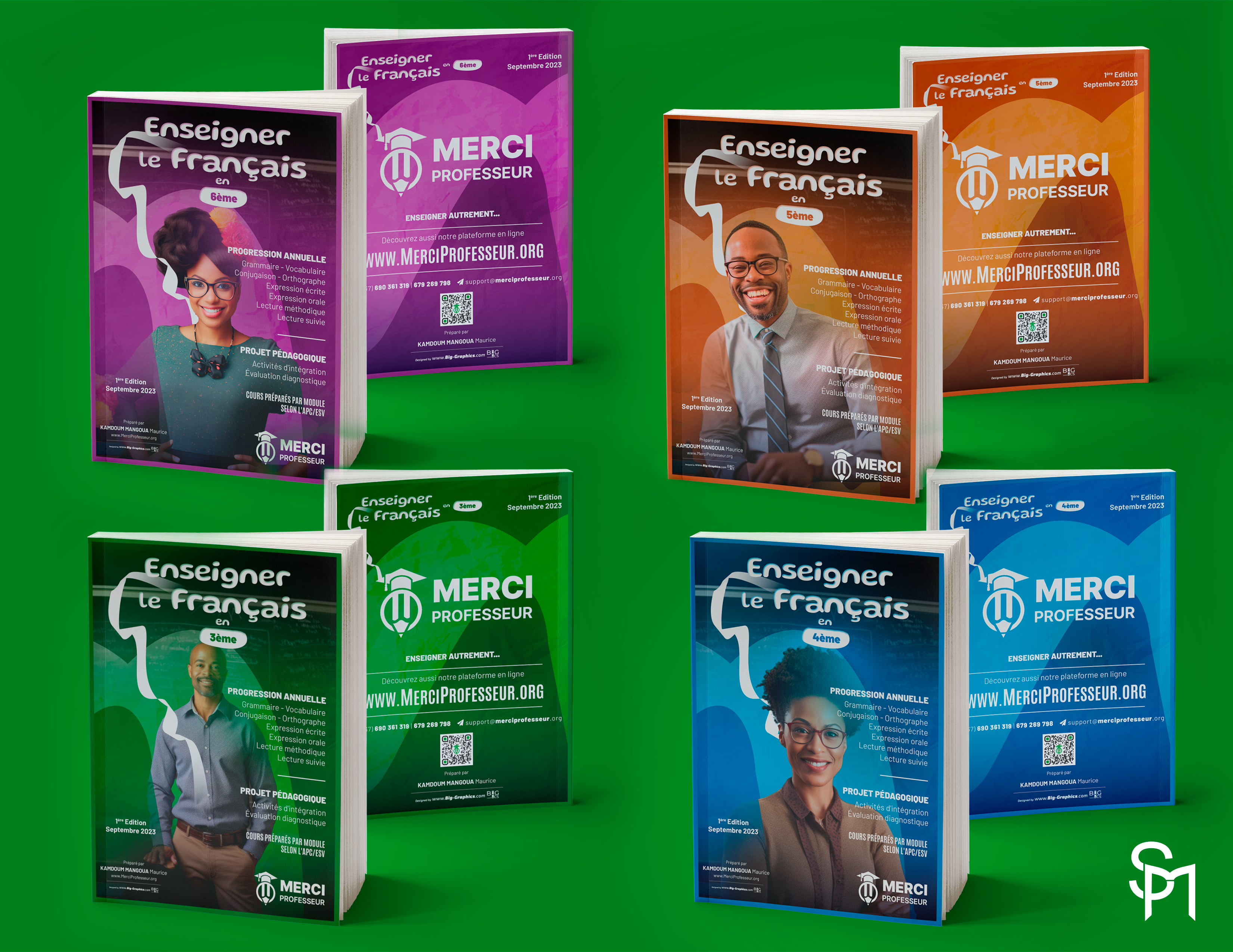 Livrets pour Merci Professeur - Simon Pierre Mbeunga